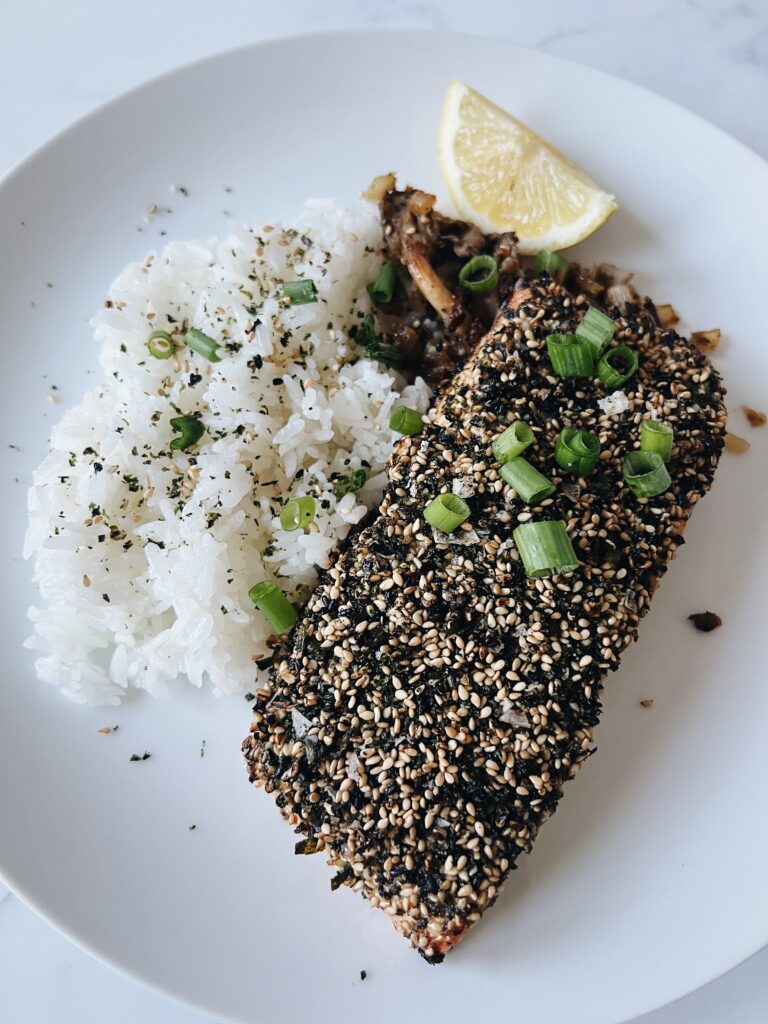 Furikake Salmon (only 15 minutes) - Higashi's Kitchen